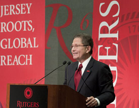 President Richard L. McCormick Cites Integration with Robert Wood ...