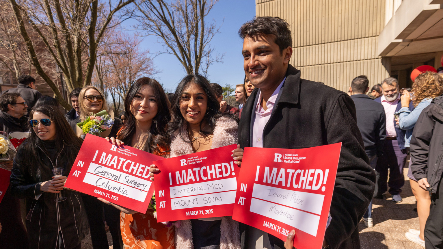 Rutgers Medical Students Fulfill Their Dreams on Match Day | Rutgers ...