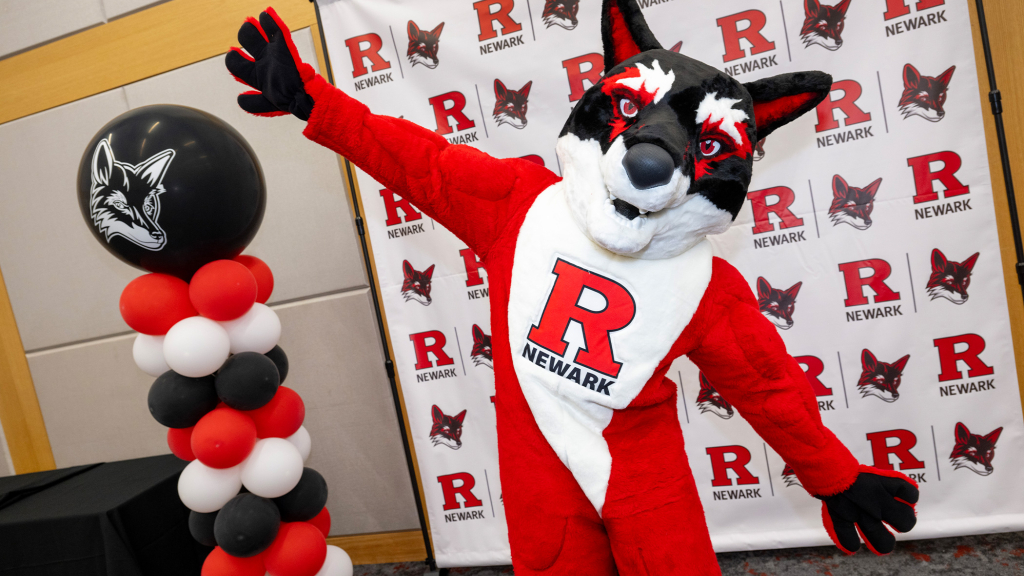 Rutgers-Newark Unveils New Scarlet Raider Mascot | Rutgers University