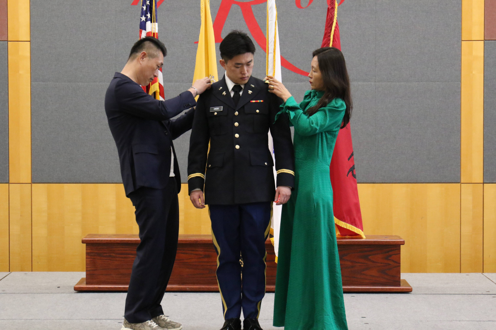 Army ROTC Grads Rank Up During Commissioning Ceremony | Rutgers University