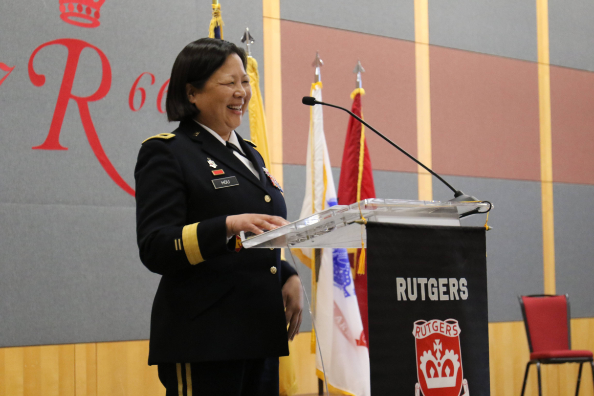 Army ROTC Grads Rank Up During Commissioning Ceremony | Rutgers University
